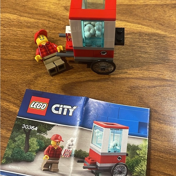 Lego | Toys | Lego City Popcorn Cart Toy Set 3364 | Poshmark